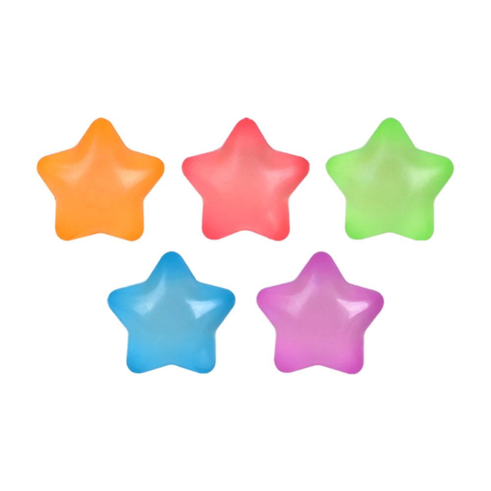 1Pcs Random Color (A)$ Maltose Luminous Five-Pointed Star Pinching ...