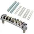 1Pcs Roller Saddle Bridge with Posts and Spanner & 2 Set for Guitar ...