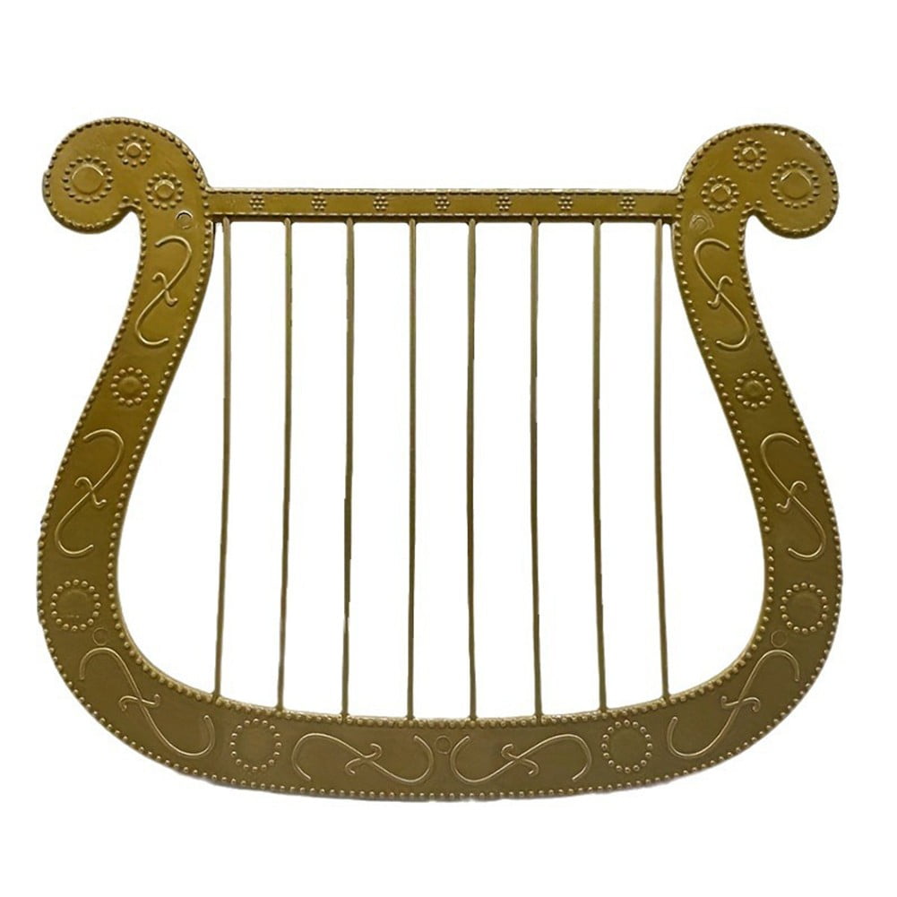 1Pcs Simulated Harp Model Instrument Plastic Suitable For Costume ...