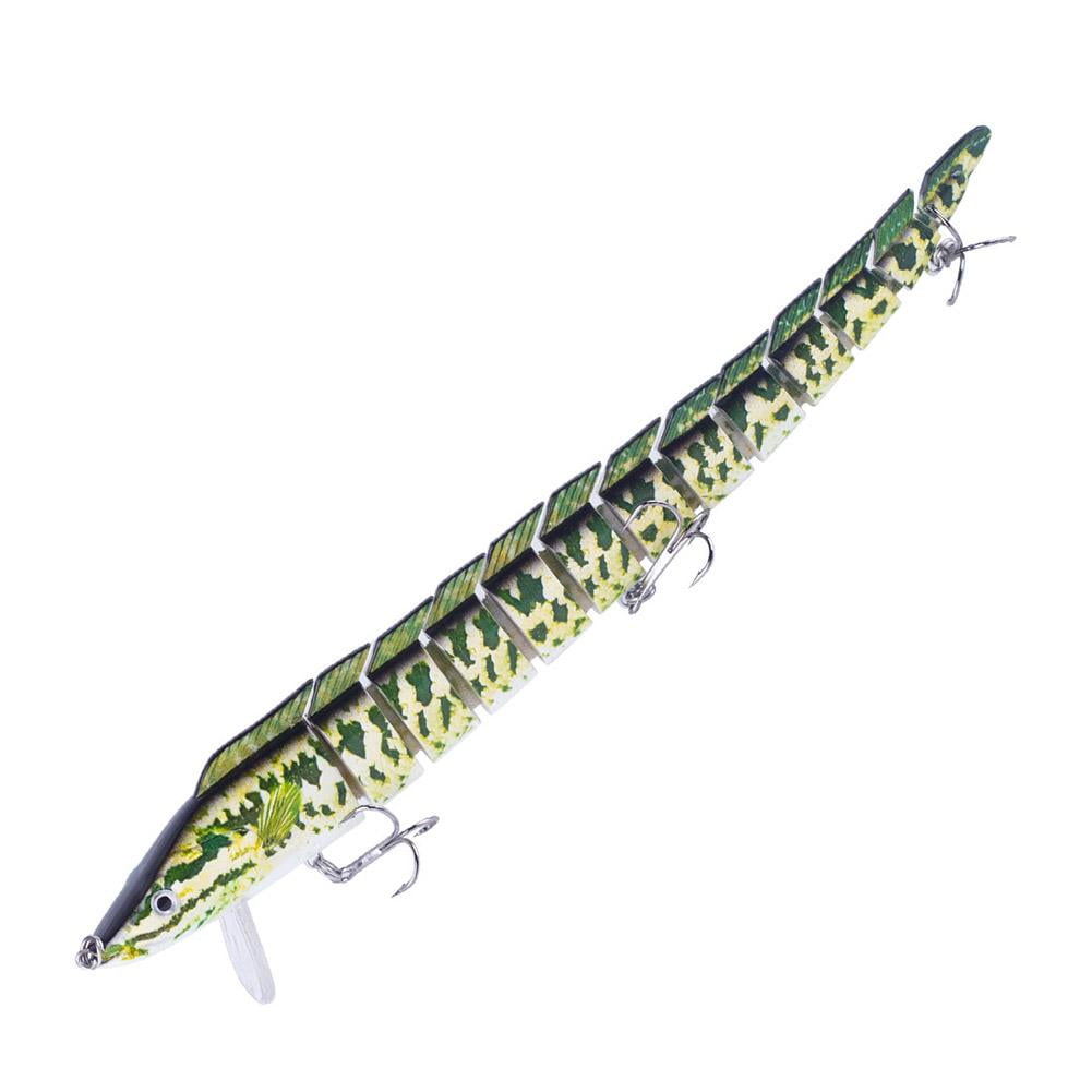 1Pcs Simulation Multi Segment Swimbait Simulation eel Fishing Bait Best ...