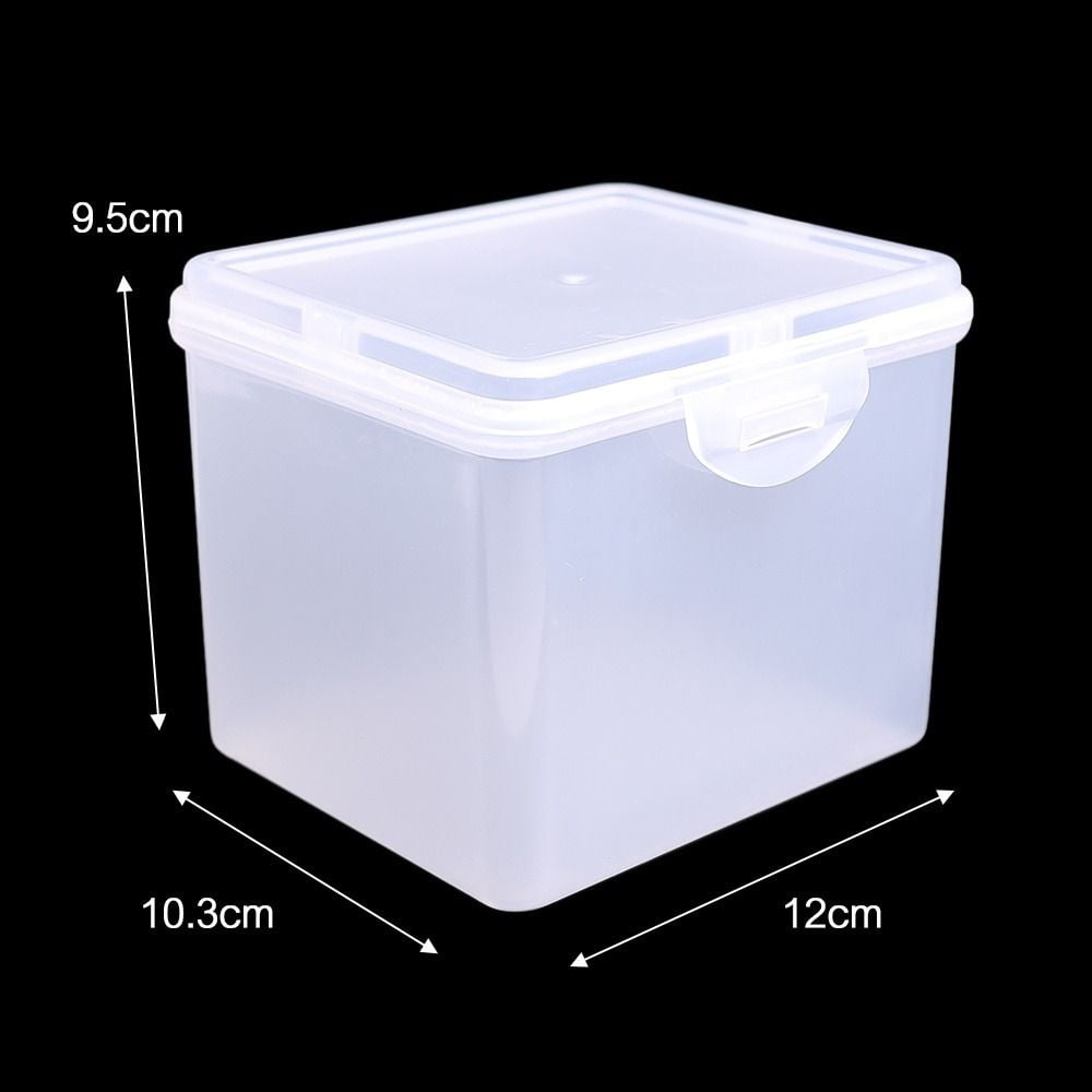 1Pcs Small Multi-purpose Rectangular Shape Plastic with Lid Storage Box Storage Case Small Thing ...