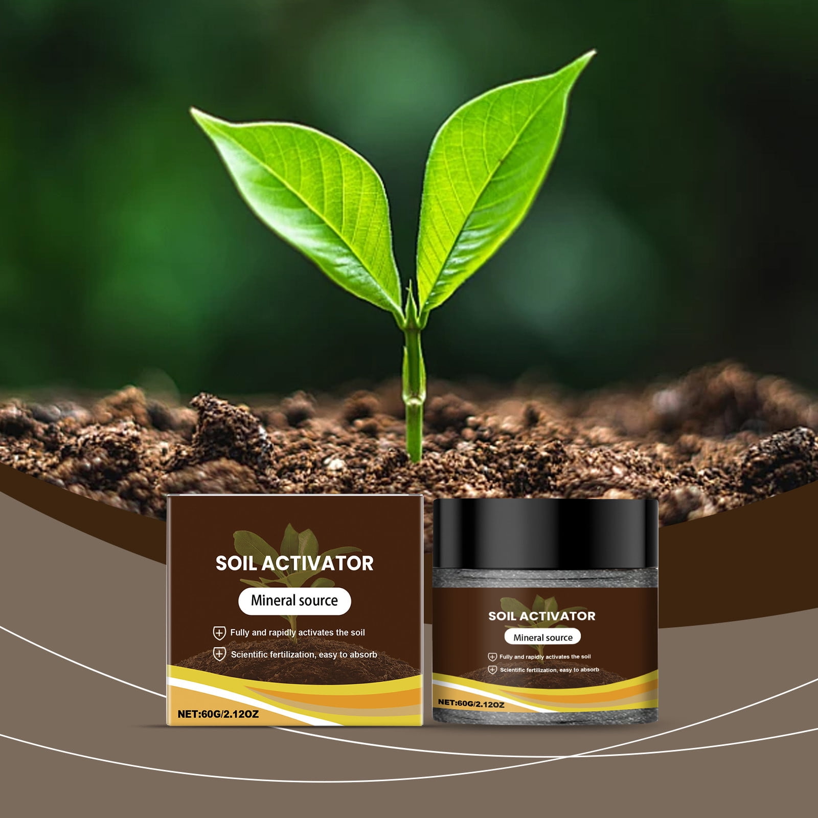 1Pcs Soil Activator, Professional Bone Meal Fertilizer, Dirt Health ...