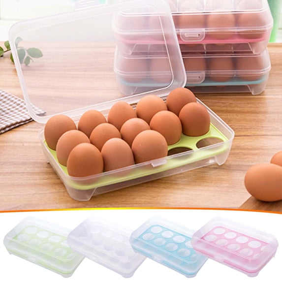 1Pcs Stackable Egg Storage, Yrmaups Stackable Egg Storage Box ...