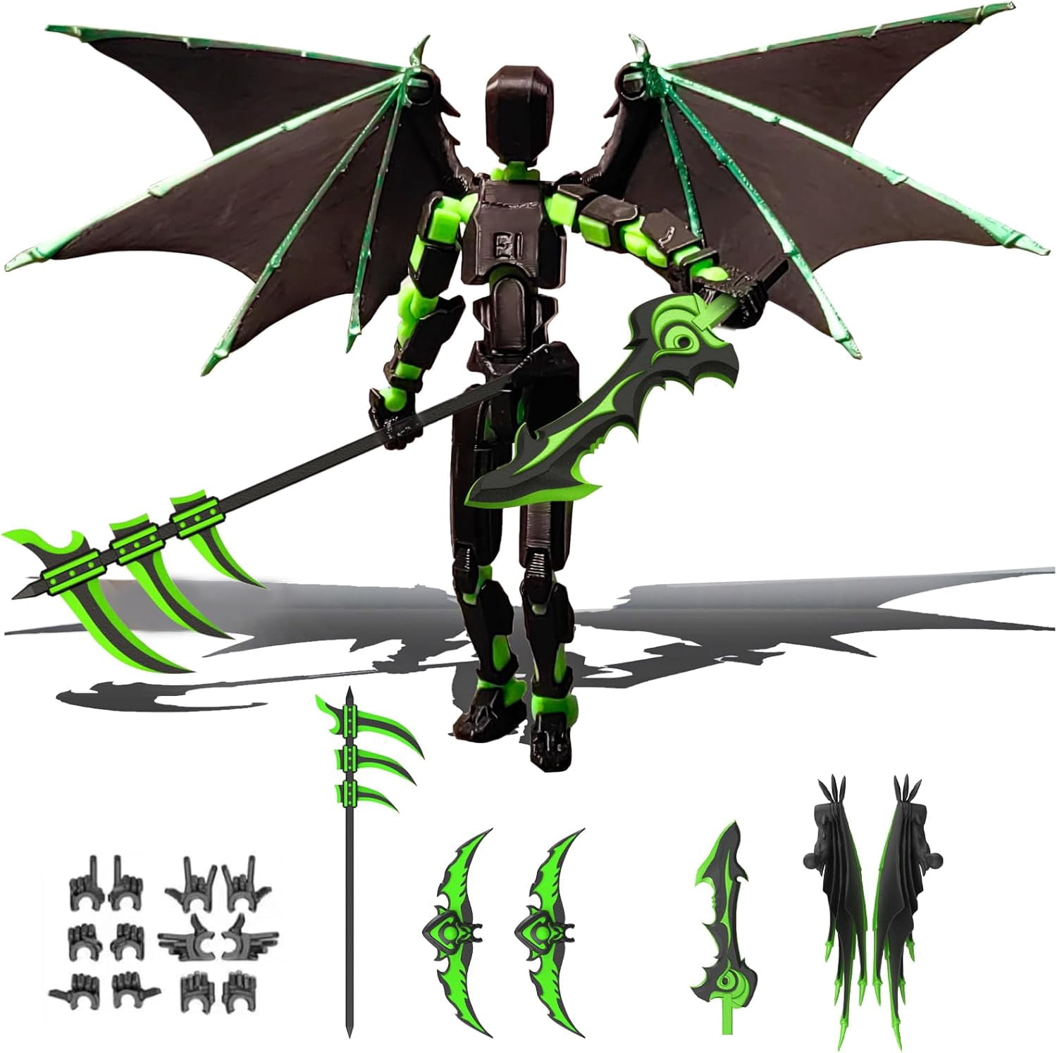 1Pcs T13 Action Figure Set, 3D Printed Fully Articulated Rt Model with ...