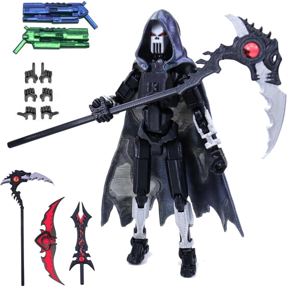 1Pcs T13 Action Figure Set, 3D Printed Fully Articulated Rt Model with ...
