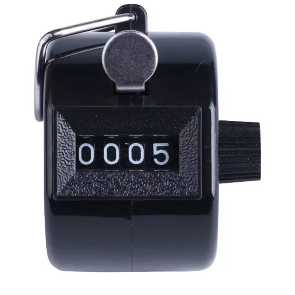 1Pcs Tally Counter - 1.69" x 1.18" 4-Digits Hand Click Counter with ...
