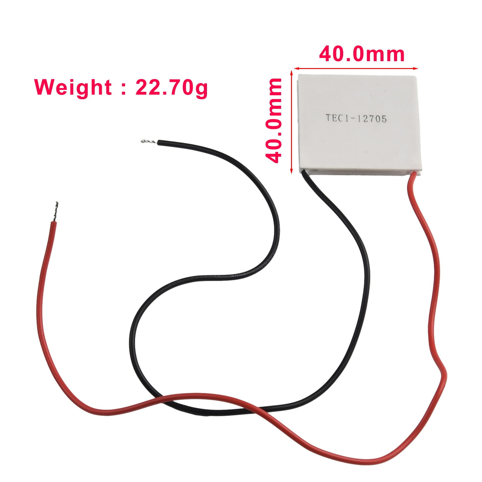 1Pcs Tec1-12705 Thermoelectric Cooler Peltier 12V Cells Peltier ...