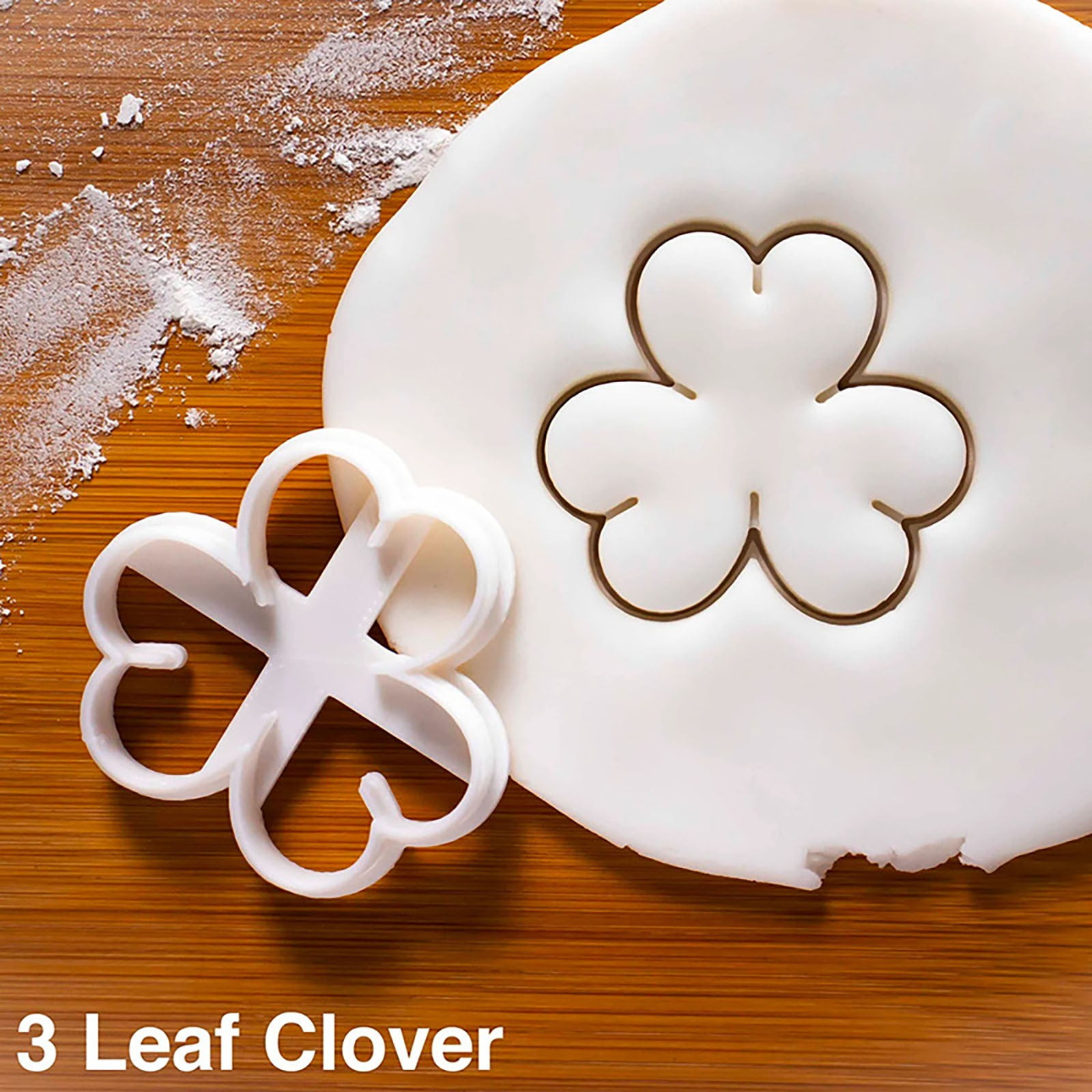 1Pcs Three Leaf Clover Plastic Cutting Dies for Card Making Kit ...