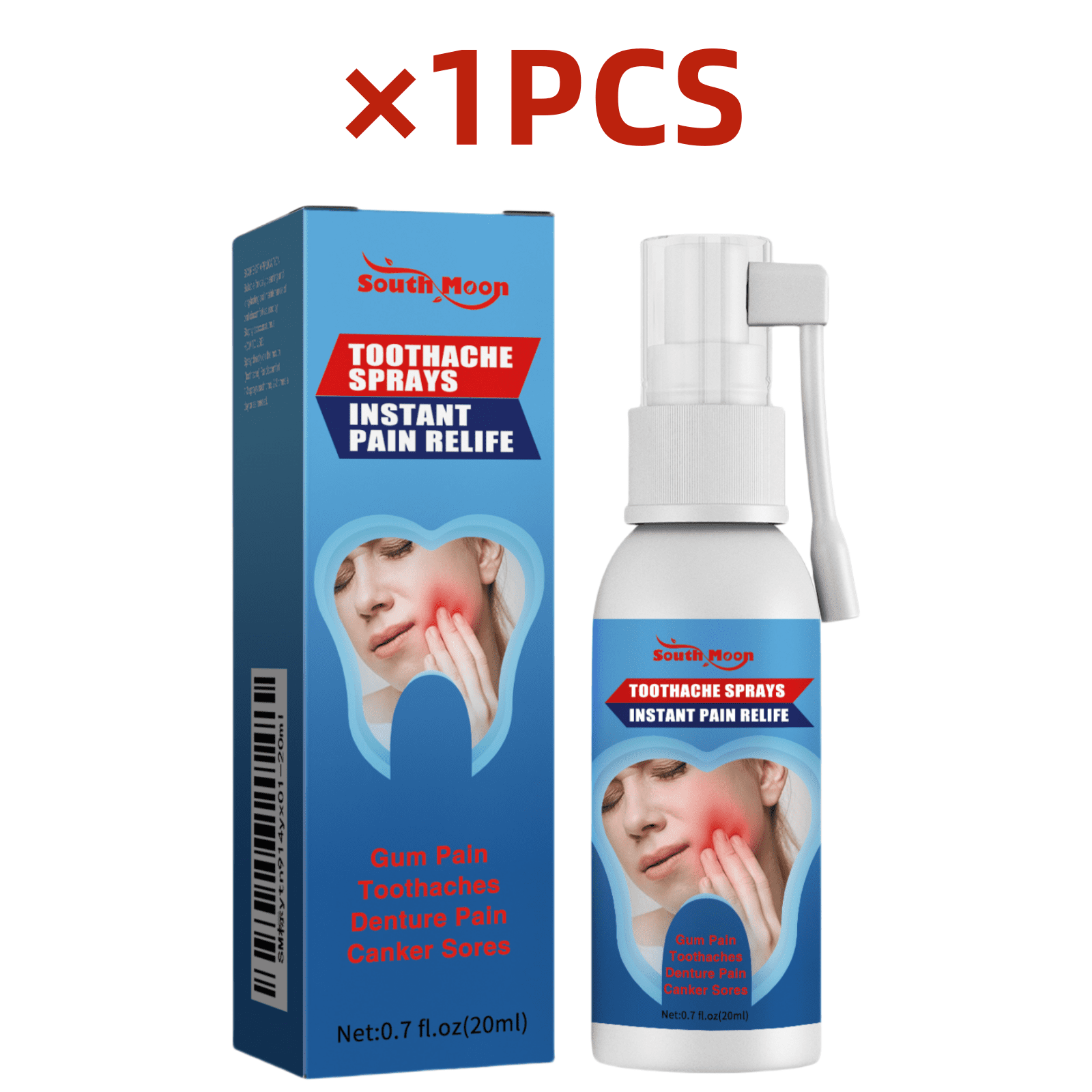 1Pcs Toothache Care Spray Swelling and of Gums Teeth Toothache and Oral ...