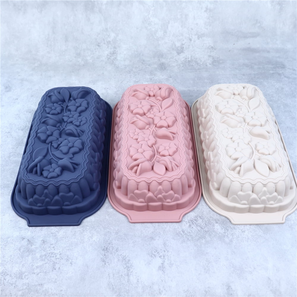 1Pcs Tulip Flower Shape Silicone Cake Mold Bakeware Baking pan Mousse ...