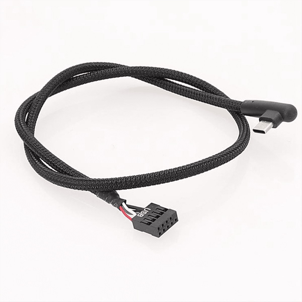 1Pcs USB 9Pin to Type C Cable for Computer Motherboard Anti Shielding ...