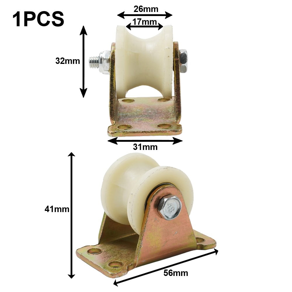 1Pcs V Nylon Grooved Rollers 30Mm Heavy Duty Sliding Door Rollers With ...