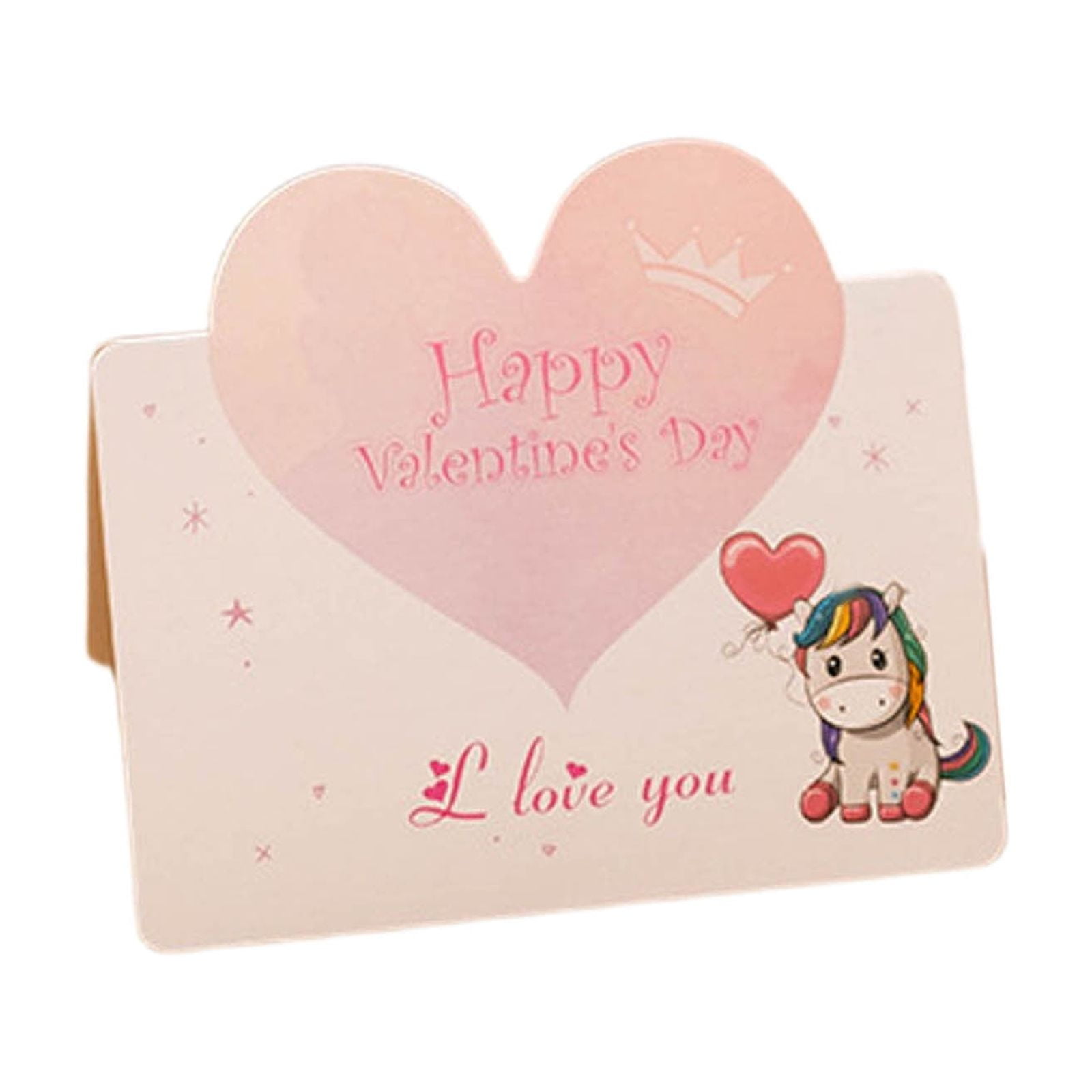 1Pcs Valentine's Day Paper Engraved Greeting Card Birthday Surprise ...