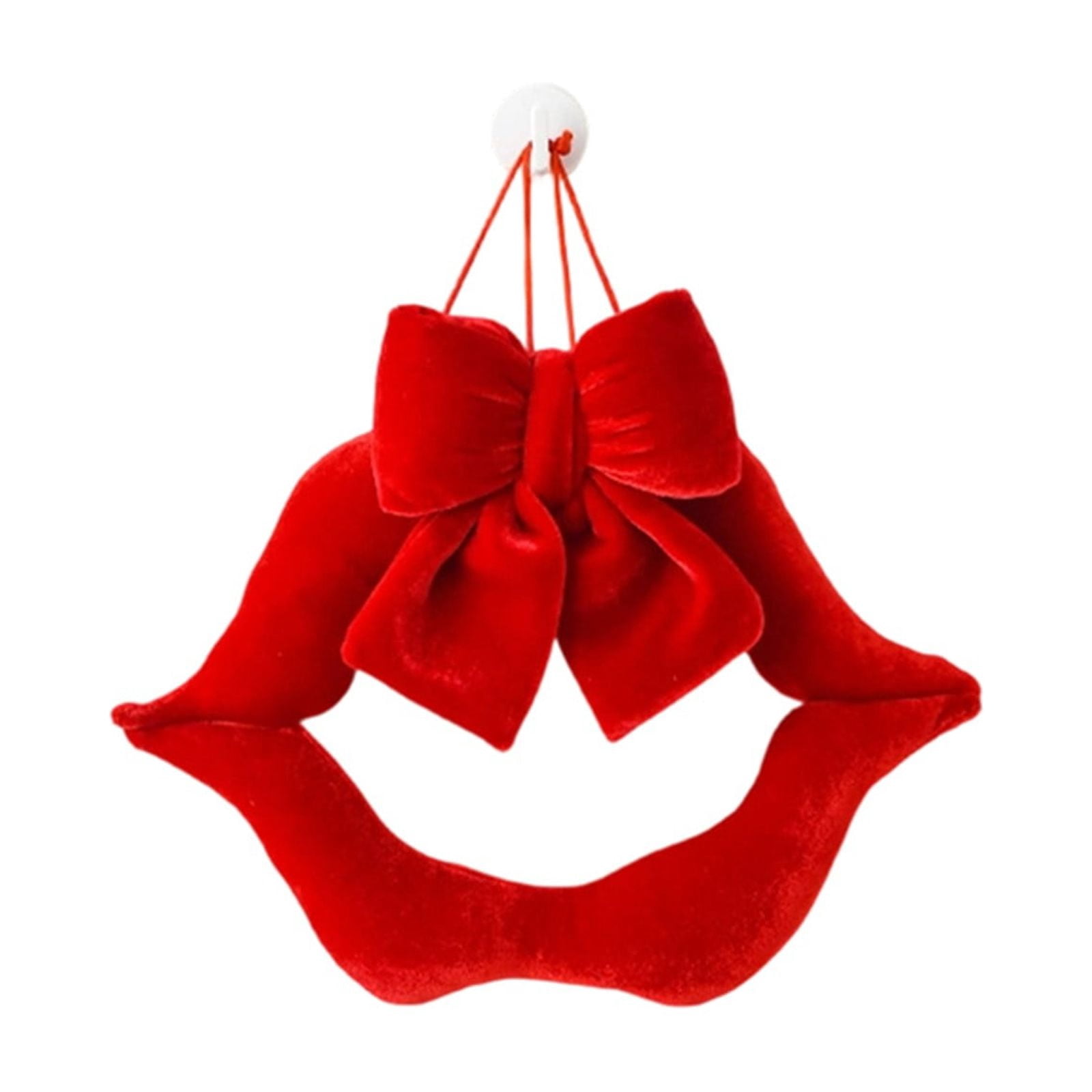 1Pcs Valentine's Day Pendant Featuring A Red Lips And Bow Combination ...