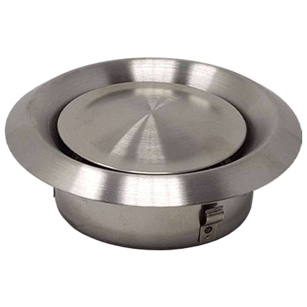 1pcs Wall Round Air Vent Outlet Stainless Steel Metal Cover Exhaust ...