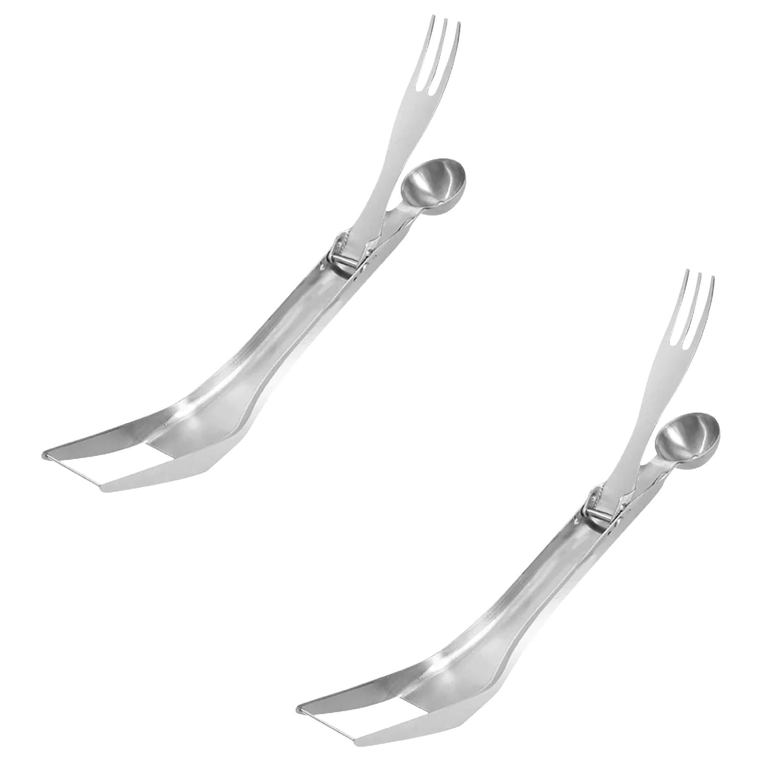 1Pcs Watermelon Fork Slicer Cutter Stainless Steel Kitchen Plate Mat ...