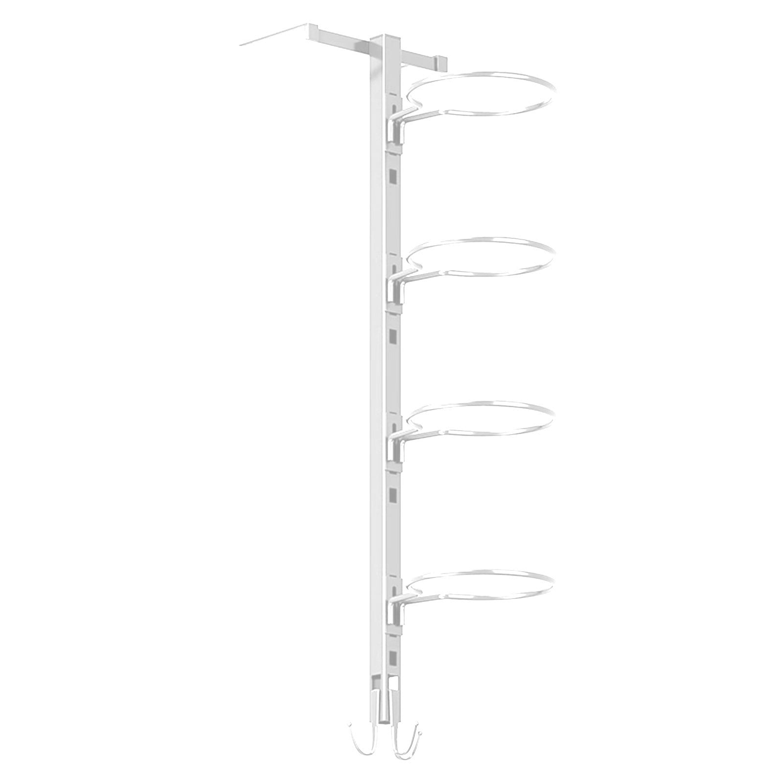 1Pcs White Multilayer Basketball Storage Rack, Installed without Nails ...