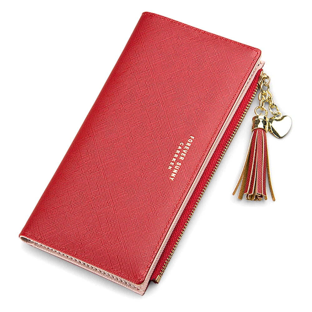 Elegant Red Wallet For Ladies Photos
