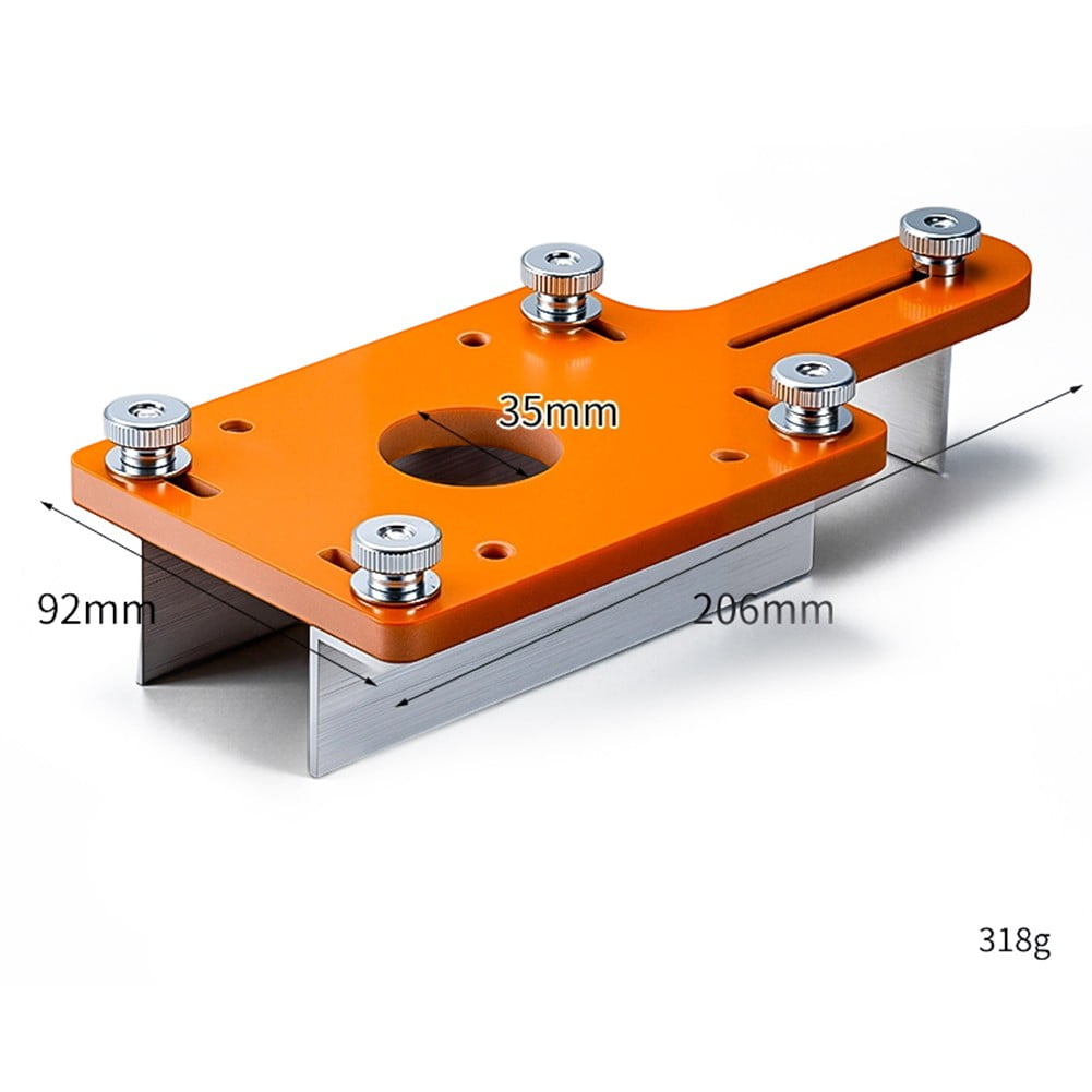 1Pcs Wood Router Slotting Locator Tool Base Fastening Bracket Edge ...