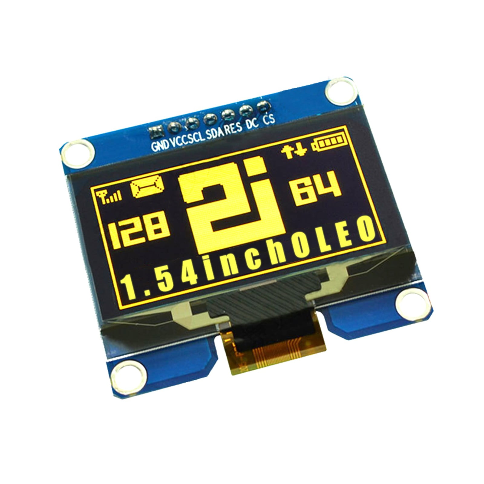 1Pcs1.54 -inch for OLED display module 128 × 64 LCD screen display SSD1309 PM for OLED - Walmart.com