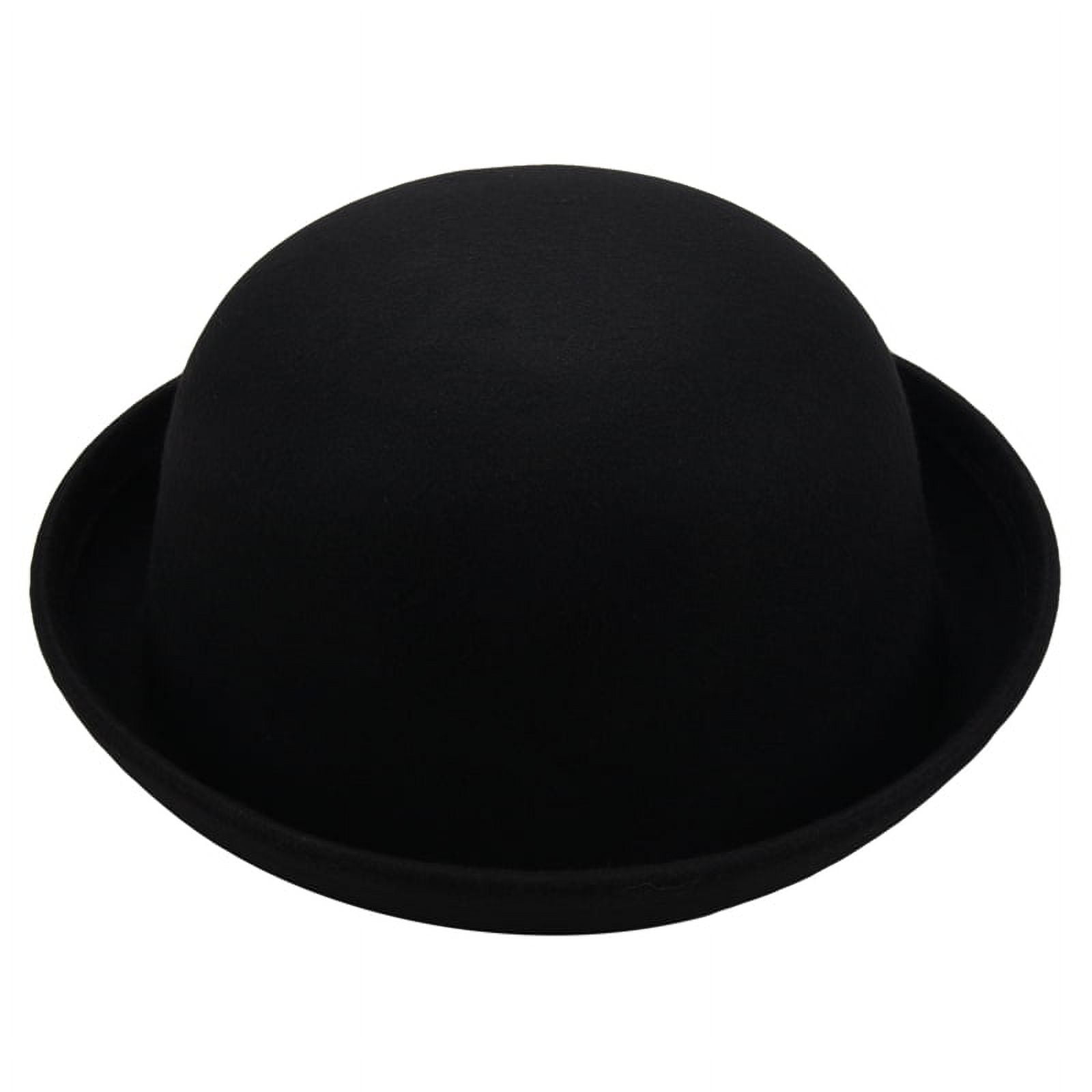 1Piece Melon Bowler Hat Hat Bowler Hat Bowler Hat Felt Hat Chaplin Hat ...