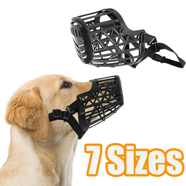 1Piece Pet Supply - Basket Muzzle - Cage Dog Muzzle, Prevents Barking ...