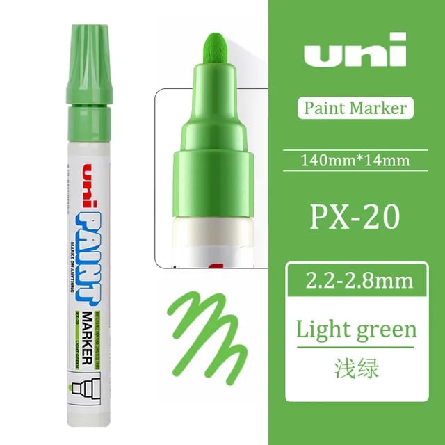 1Piece of Japanese Px-20 Paint Pen Touch-up Pen 15-color Waterproof ...