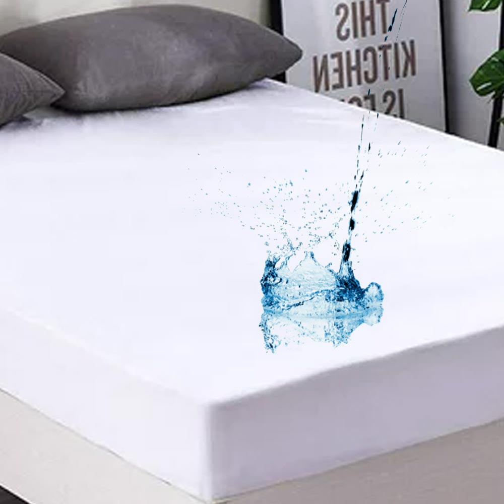 Generic Twin Size 100% Waterproof Fitted Mattress Protector, Heavy ...