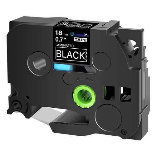 1Pk White On Black Label Tape Tz Tze345 18Mm For Brother P-Touch Pt ...