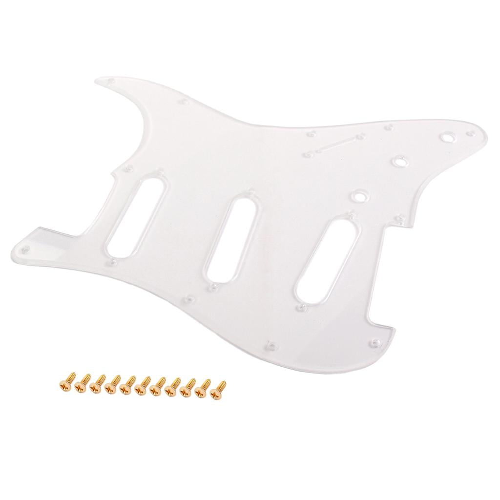 1Ply Guitar Accessory Pickguard Clear Transparent for ST Electric ...