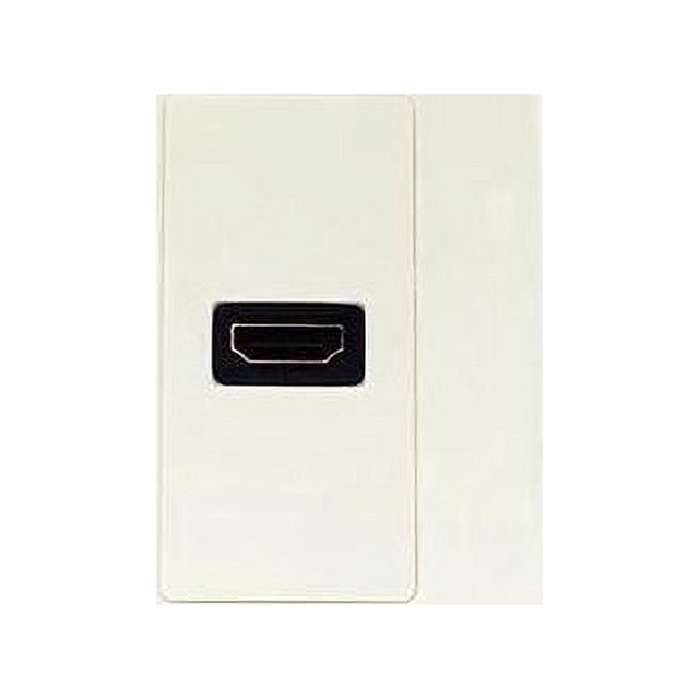 1Port Single Outlet Decora Hdmi Female Wall Plate White - Walmart.com