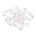 1Pound Plastic Imitation Pearl Beads Oval White 8x4mm Hole: 1mm about ...