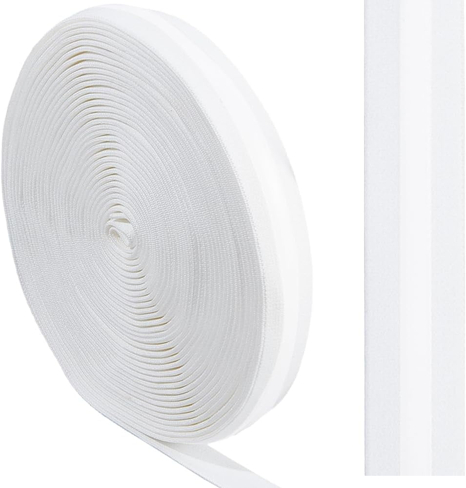 1Roll 10 Yards 7/8 Inch Wide Non-Slip Silicone Elastic Gripper Band ...