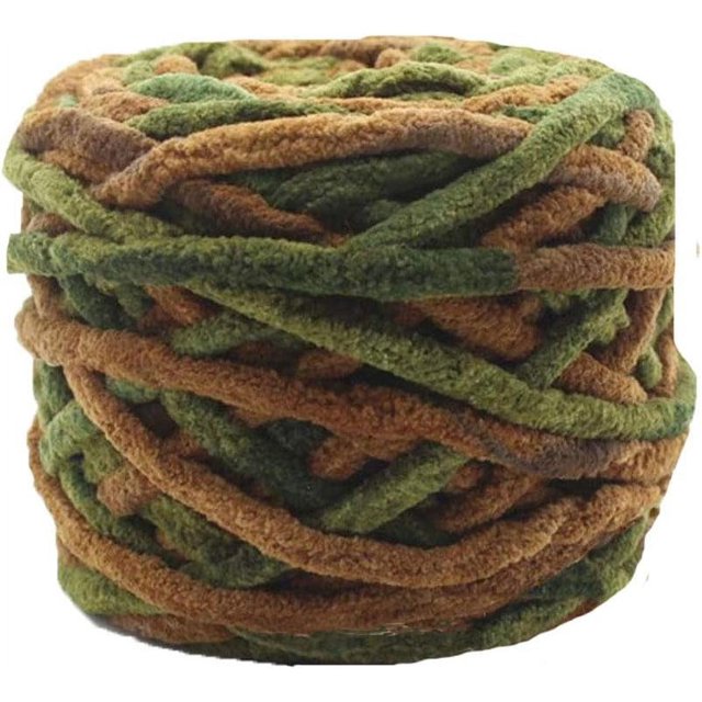 1Roll 100g/Roll Chenille Yarn, Colorful Chunky Chenille Yarn, Arm Knit ...