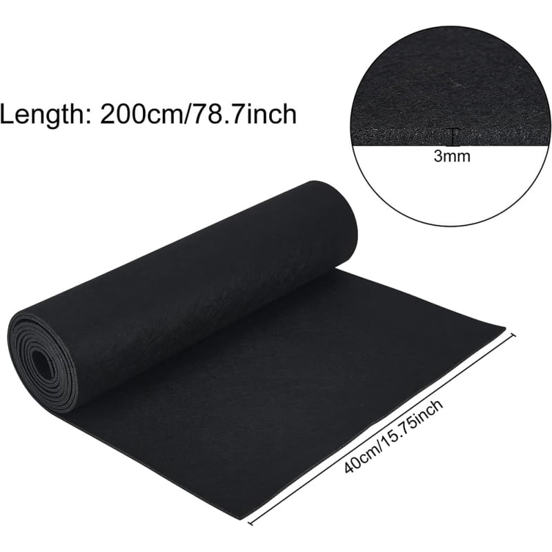 1Roll 10FT 15.75 Inch Wide Green Felt Fabric Sheet Nonwoven Felt Roll ...