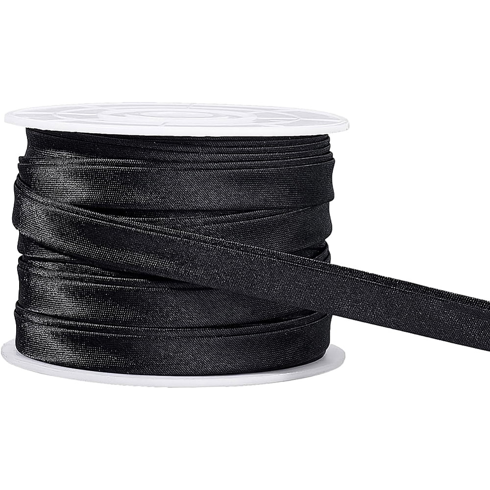 1Roll 13.5 Yard/12.5m Satin Bias Tape (10mm) Double Fold Satin Binding ...