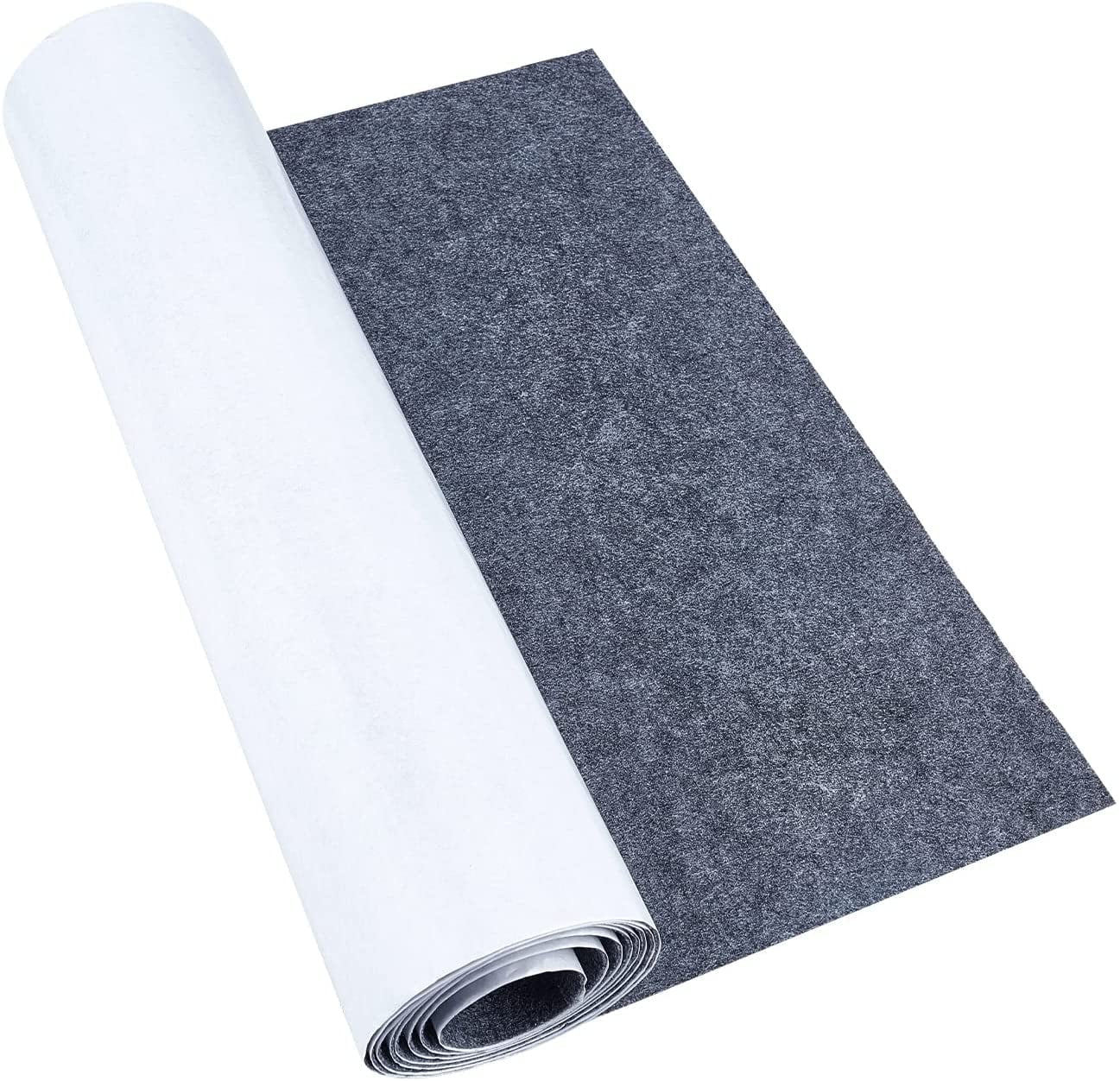 1Roll 15.5 x 78.5 Dark Gray Adhesive Felt Sheets Fabric Sticky Sheets ...