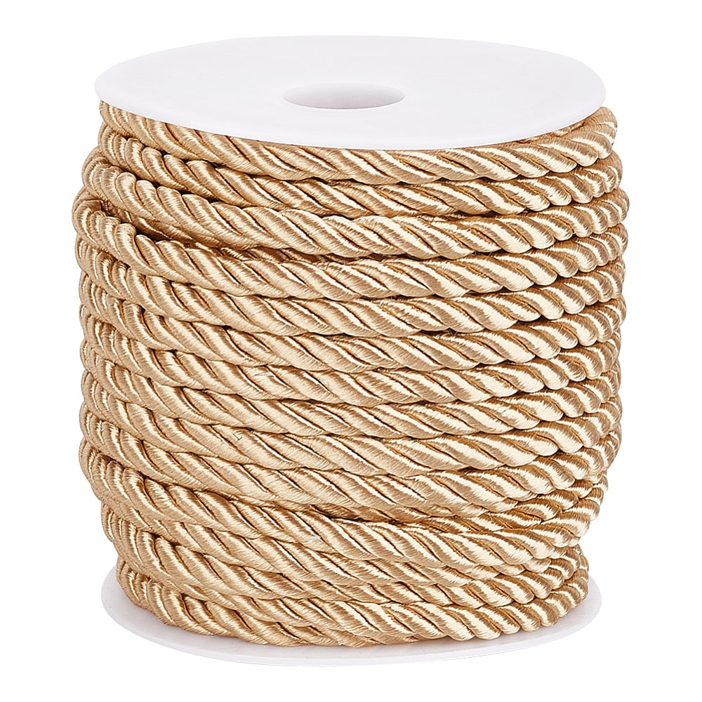 1Roll 21 Yards 8mm Window Crafts Rope Gold Handmade Cording Trim ...