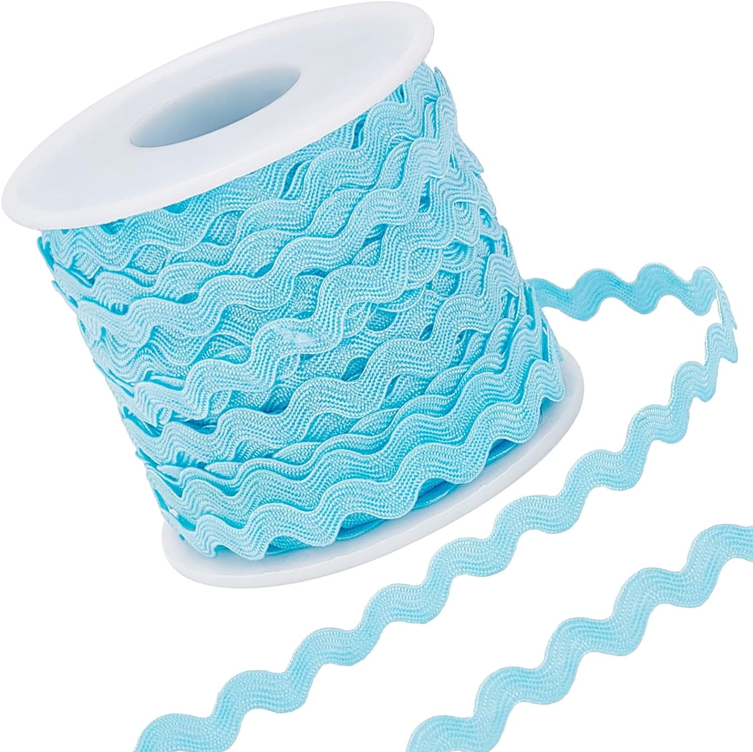 1Roll 27yd RIC Rac Trim Ribbon Wave Sewing Bending Fringe Trim 5mm/0.2 ...