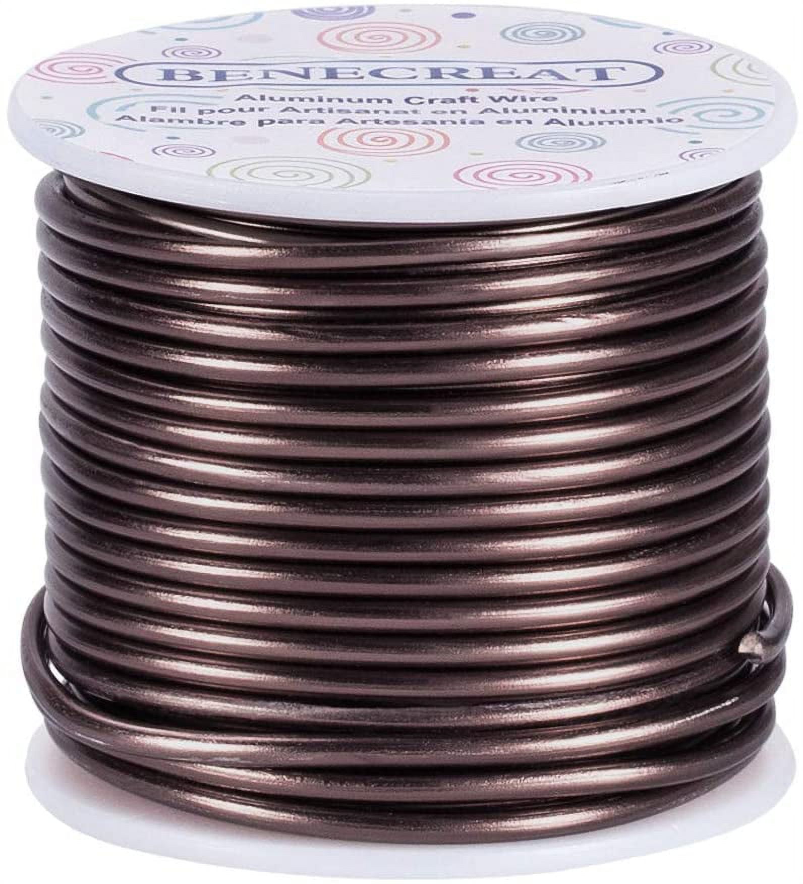 1Roll 9 Gauge 55FT Brown Jewelry Craft Wire Tarnish Resistant Bendable ...