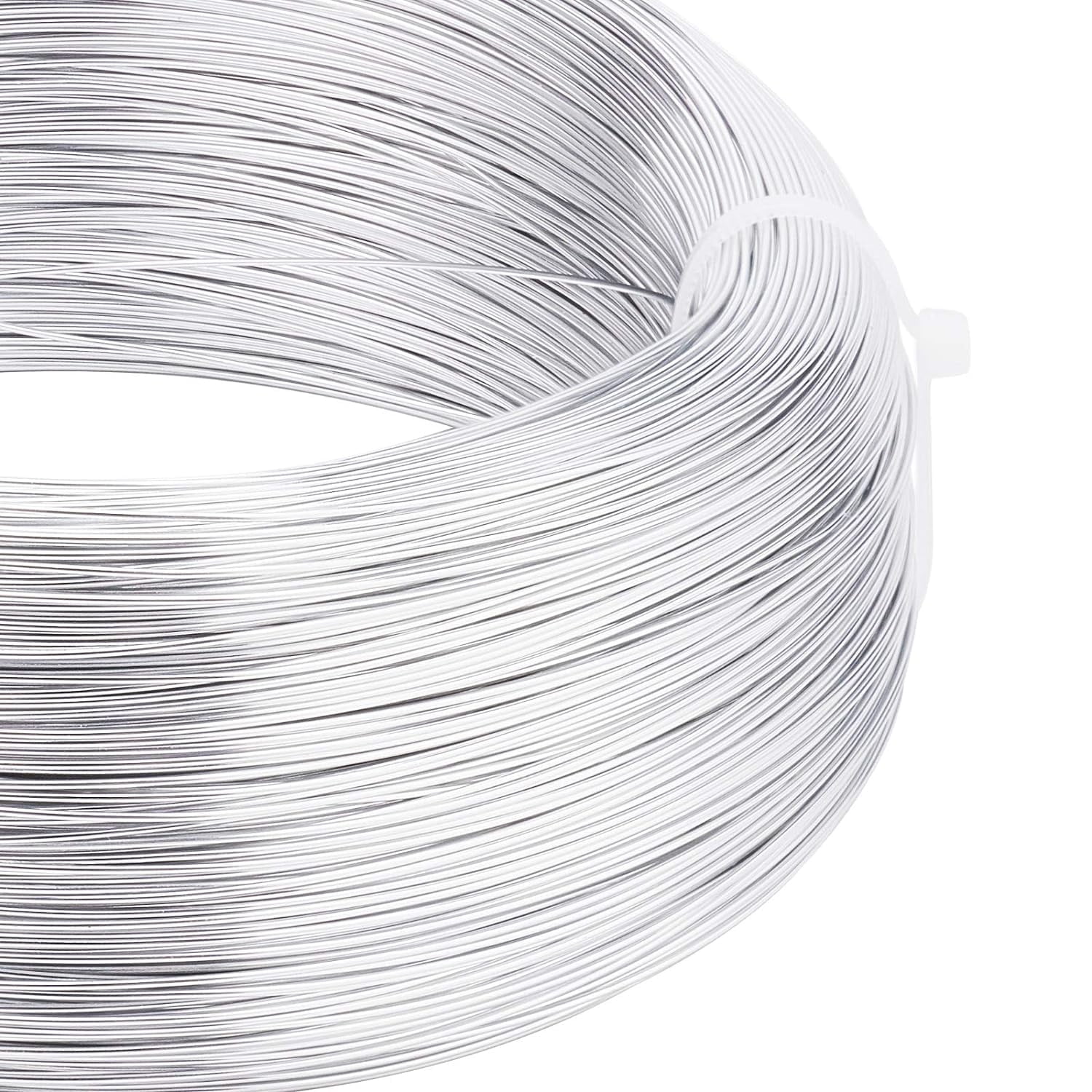1Roll 918 Feet 22 Gauge Silver Aluminum Wire Bendable Metal Sculpting ...
