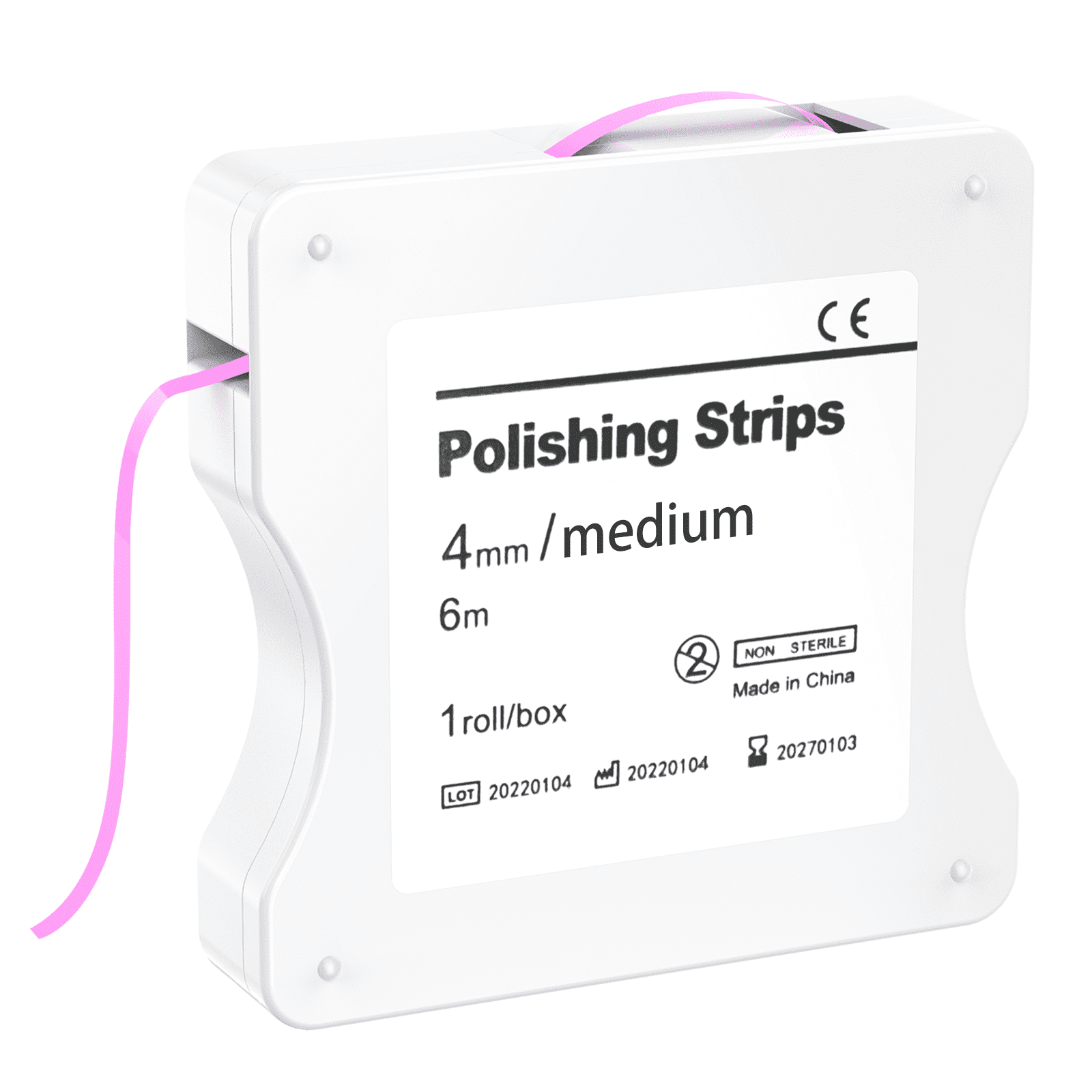 1Roll/Box Dental Polishing Strip 4mm Resin Tooth Interdental Sanding ...