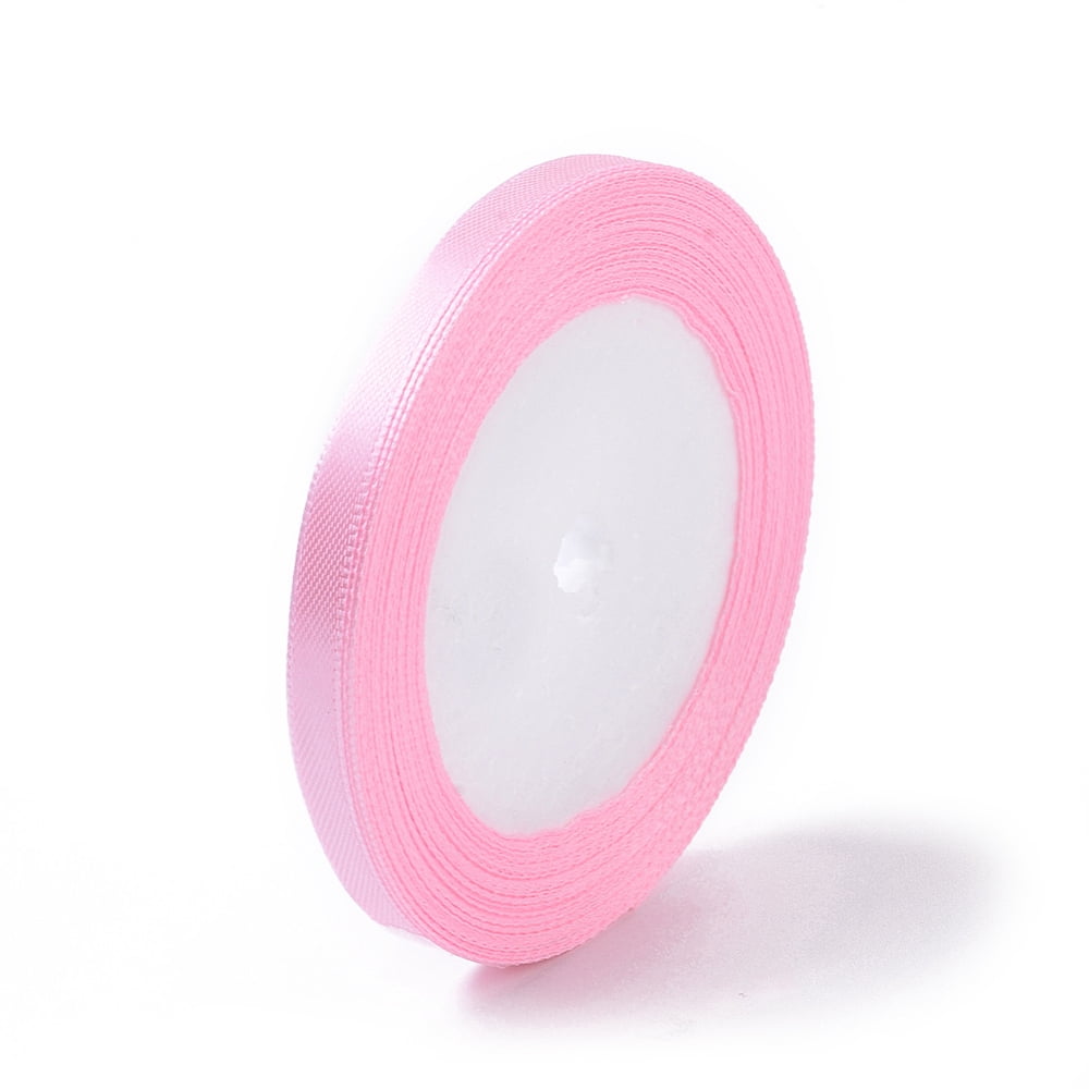 1Roll Breast Cancer Pink Awareness Ribbon Making Materials Satin Ribbon ...