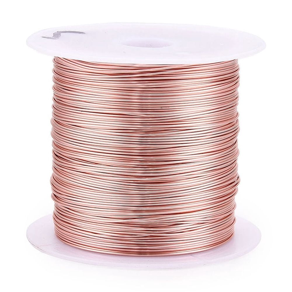 1Roll Copper Craft Wire Copper Beading Wire Long-Lasting Plated Rose ...