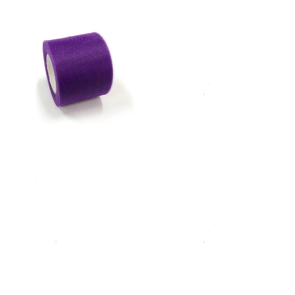1Roll Deco Mesh Ribbons Tulle Fabric Tulle Roll Spool Fabric For Skirt ...