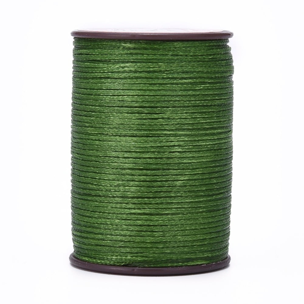 1Roll Flat Waxed Thread String Micro Macrame Cord for Leather Sewing ...