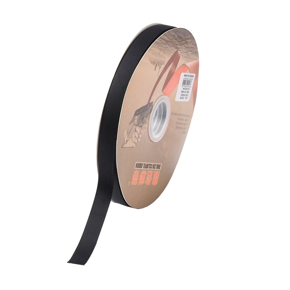 1Roll Grosgrain Ribbon Nice for Gift Package Black 5/8 inch(15mm ...
