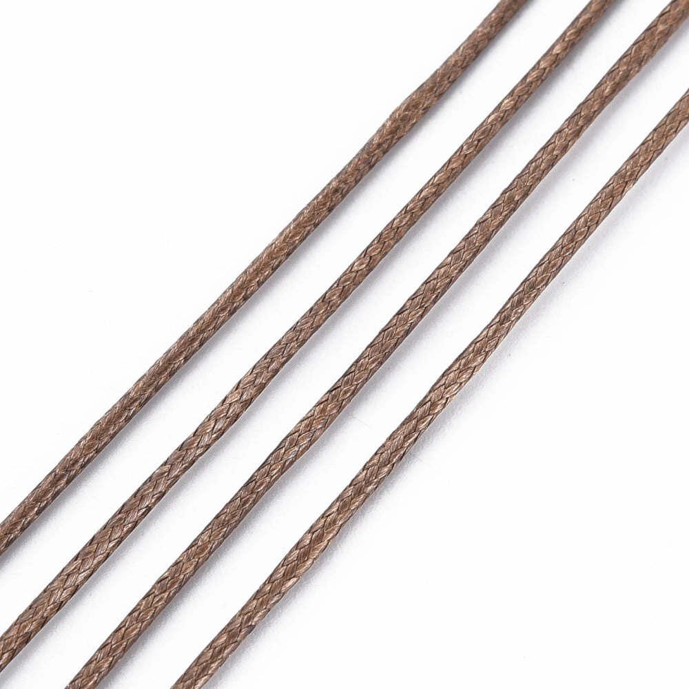 1Roll Korean Waxed Polyester Cord Sienna 1mm about 85yards/roll ...