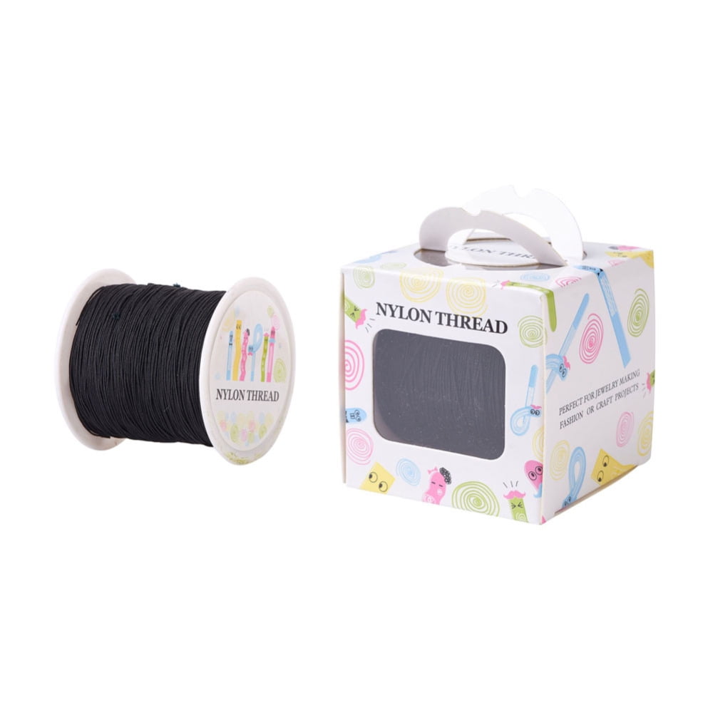 1Roll Nylon Thread Black 0.5mm 147.64yards/roll(135m/roll) - Walmart.com