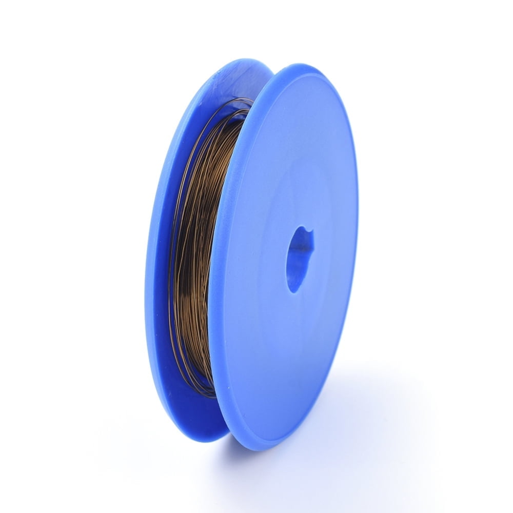 1Roll Round Copper Craft Wire for Jewelry Making Antique Bronze 0.3mm ...